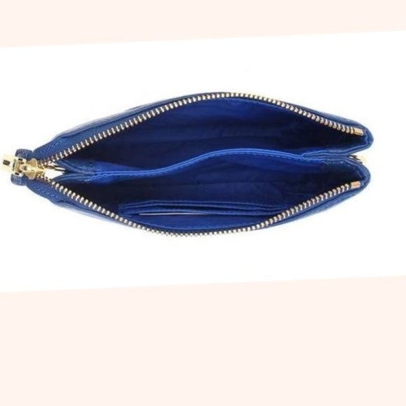 Tory Burch | Bags | Tory Burch Kipp Small Blue Nile Perforated Logo ...